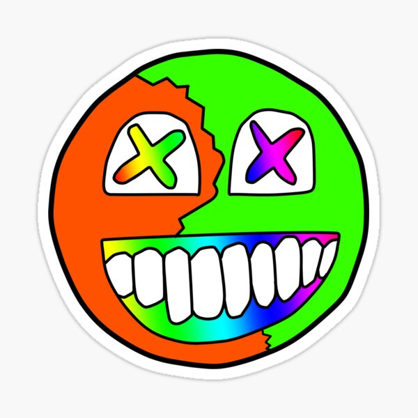 "Smiley "Fun Time"" Sticker by Tyler711 | Redbubble