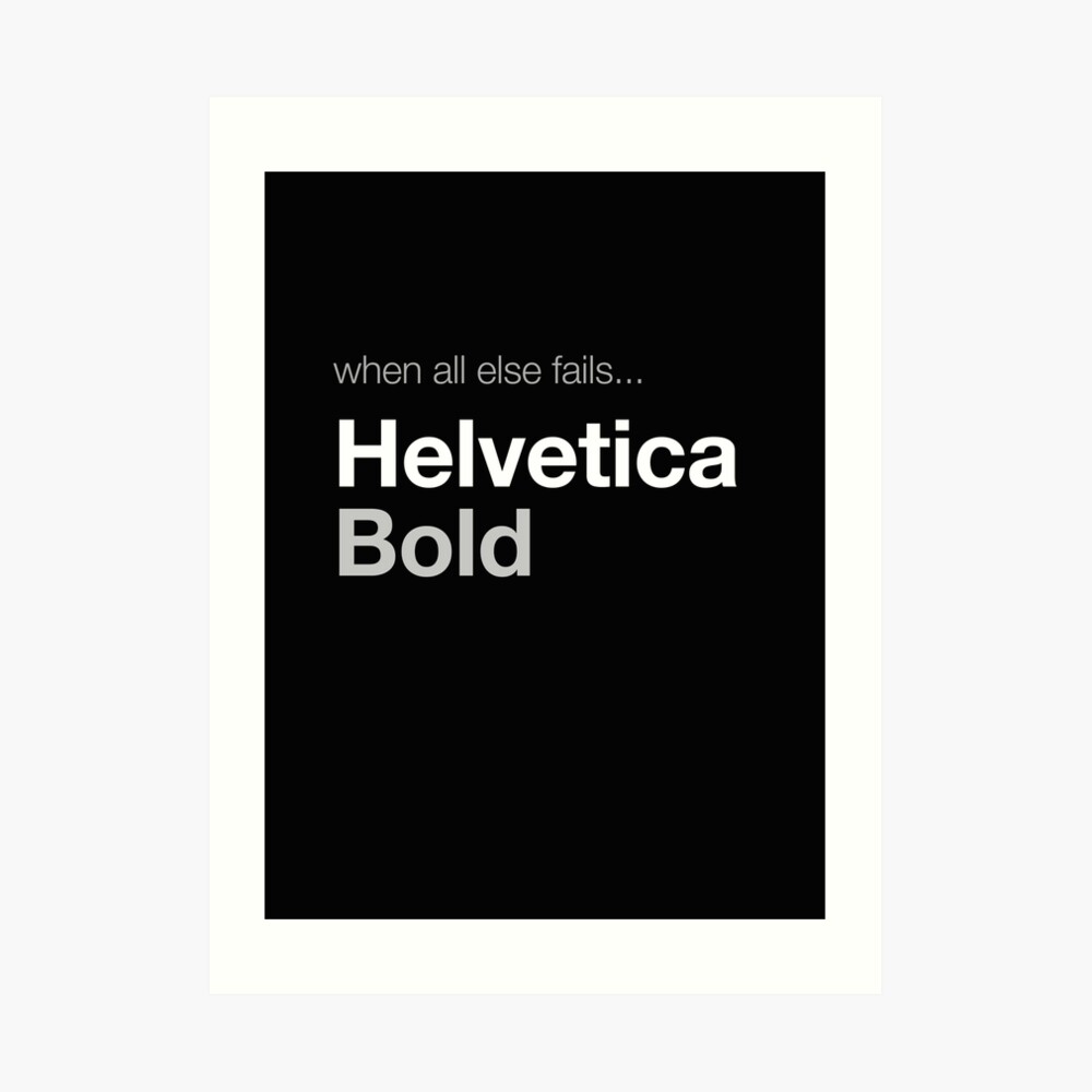 Helvetica Bold Can You Spot The Differences? Helvetica Vs Helvetica