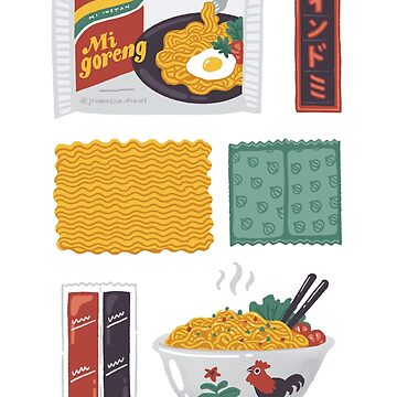 "Indomie - Mie Goreng Premium Print" Poster for Sale by jamesrotanson ...
