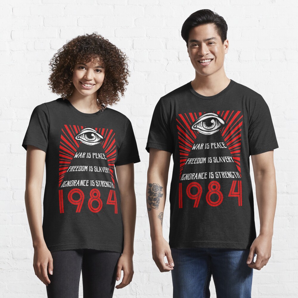 "1984 Orwell" T-shirt for Sale by Elise-vanished | Redbubble | 1984 t ...