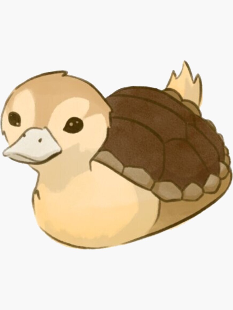 "turtle duck" Sticker for Sale by cartoonycop | Redbubble