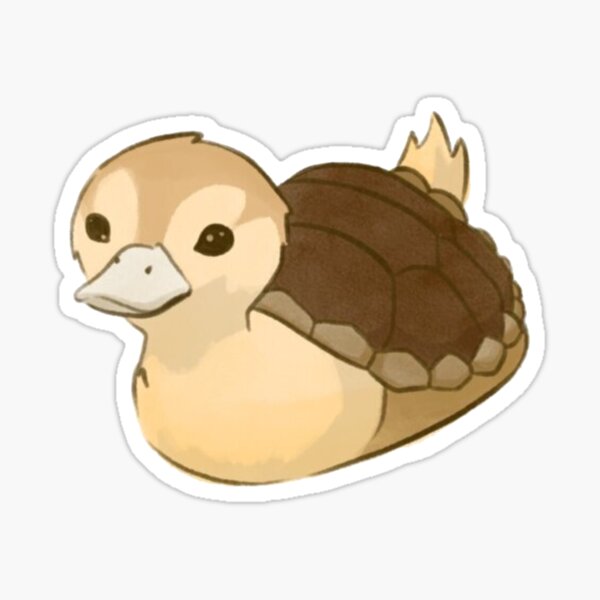 "turtle duck" Sticker for Sale by cartoonycop | Redbubble
