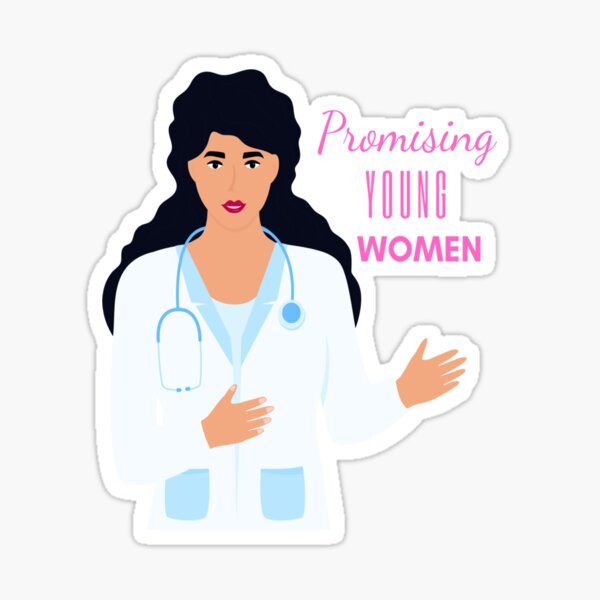 "Promising Young Woman" Sticker for Sale by DigitalSantino | Redbubble