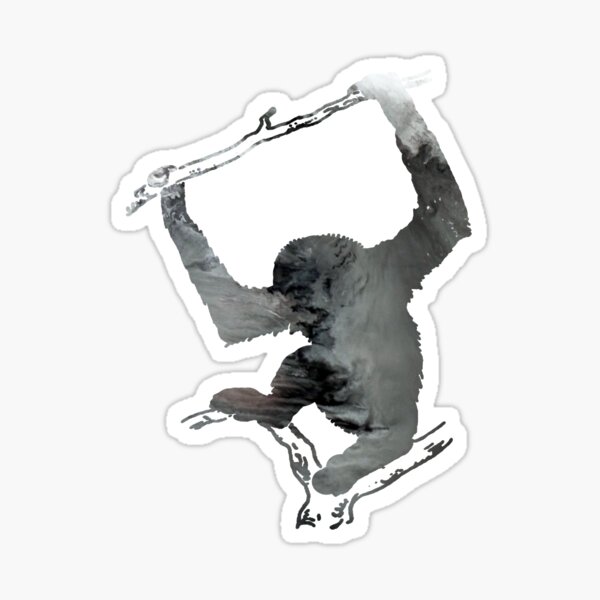 "Gibbon" Sticker for Sale by MordaxFurritus | Redbubble