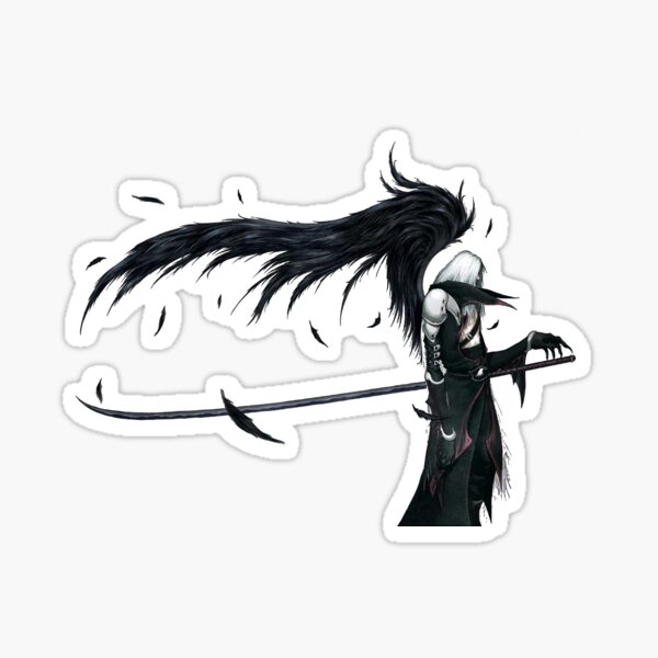 "Sephiroth" Sticker for Sale by Manos-T | Redbubble