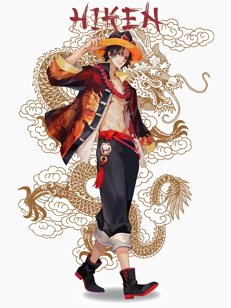 "Fire Fist Portgas D Ace" T-shirt for Sale by RowenaMerson | Redbubble ...