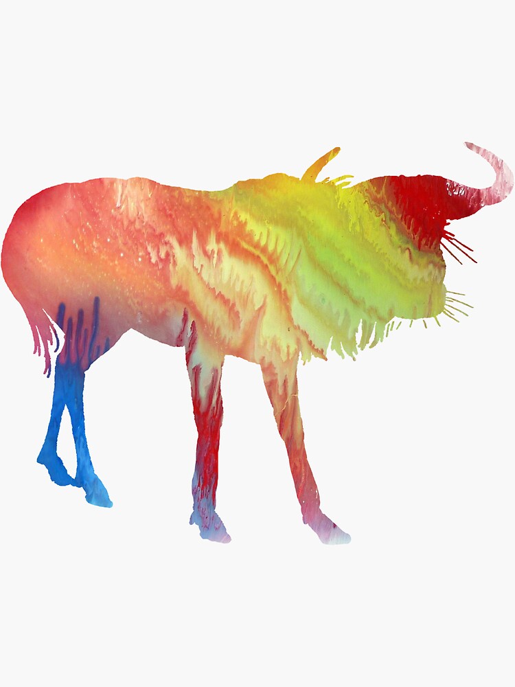 "Gnu" Sticker for Sale by MordaxFurritus | Redbubble