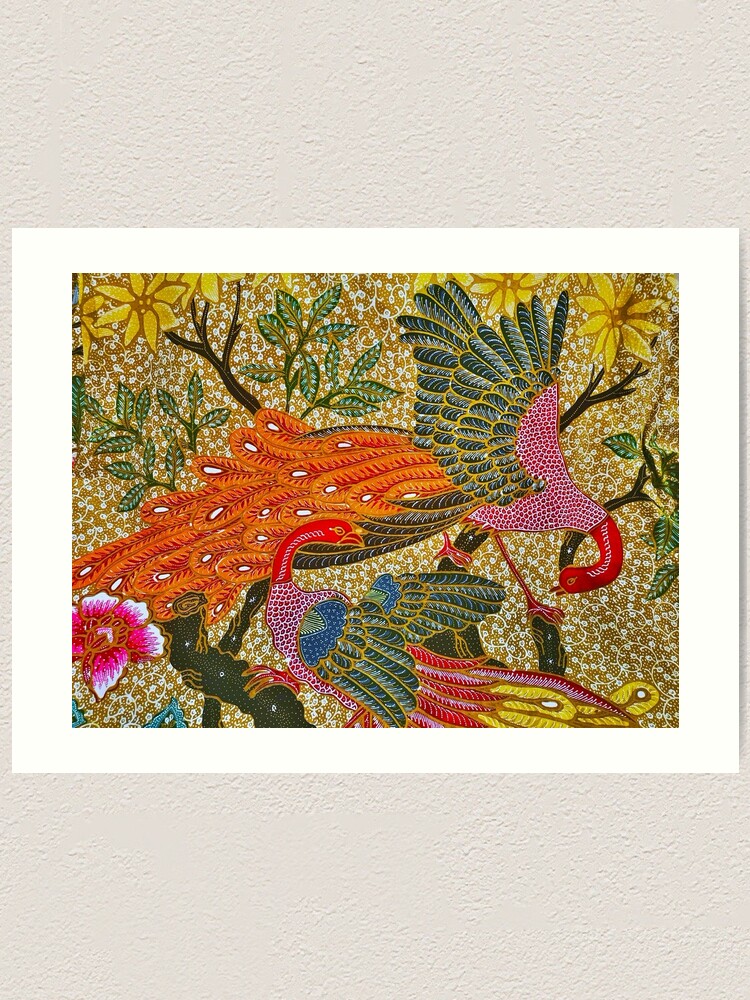 "PERANAKAN PHOENIX BATIK MOTIF" Art Print for Sale by NinjaZaleha ...