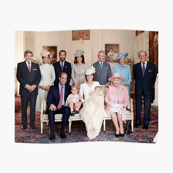 "The British Royal Family" Poster by Kenobass | Redbubble