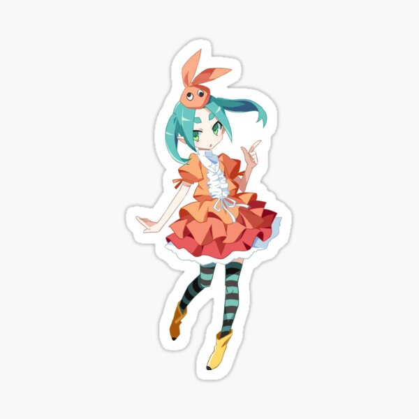 "Yotsugi Ononoki - Monogatari" Sticker by Matthewlll | Redbubble