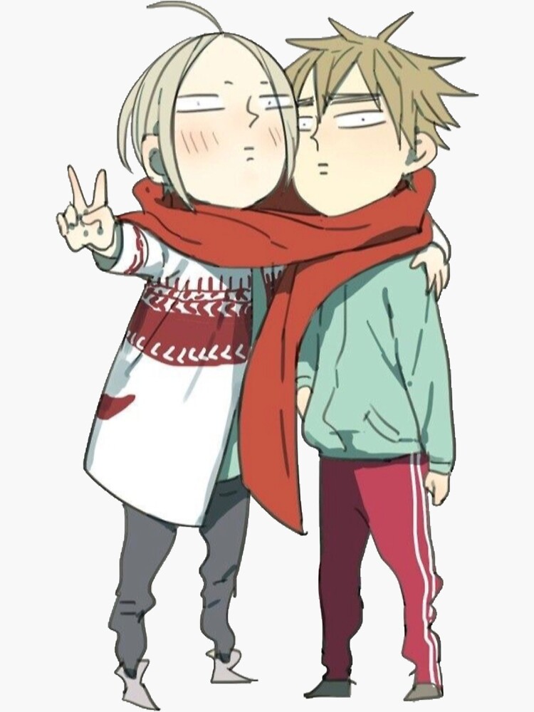 "19 days manhua sticker - jian yi & zhan zheng xi " Sticker for Sale by ...