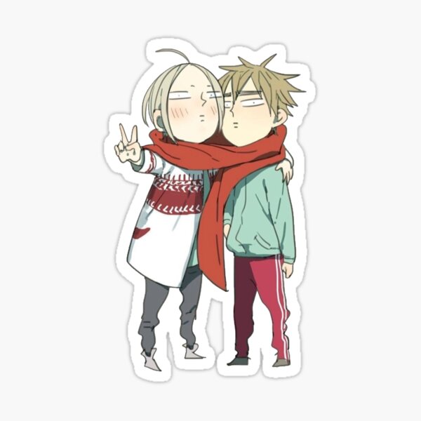 "19 days manhua sticker - jian yi & zhan zheng xi " Sticker for Sale by ...