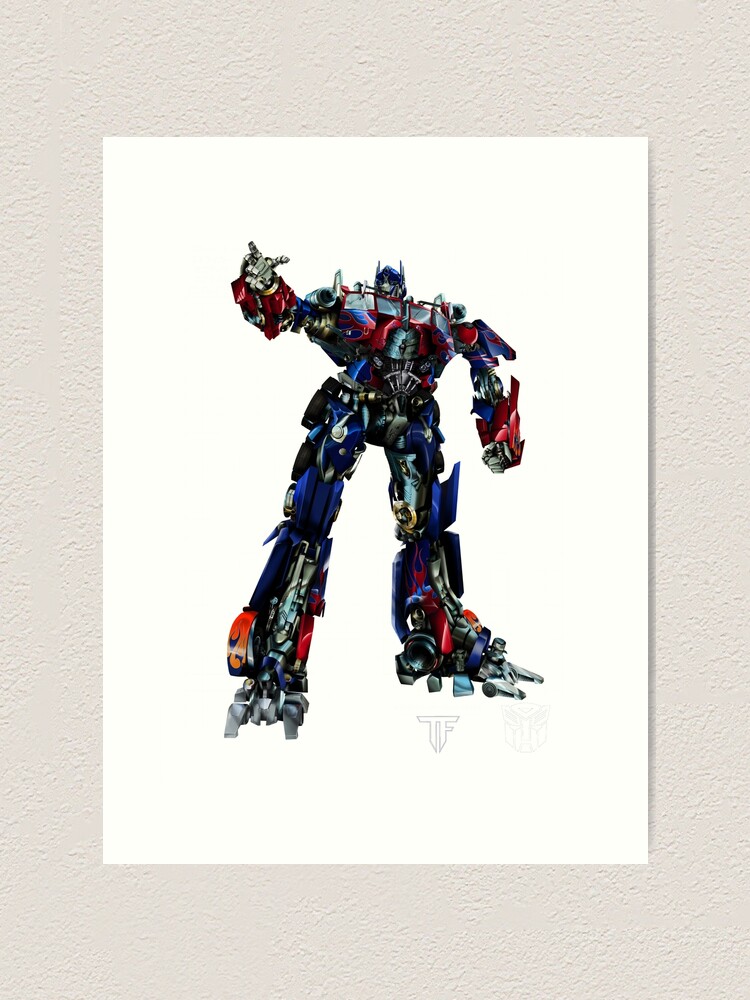 "Movie Optimus Prime Blueprint" Art Print by Draconis130 | Redbubble