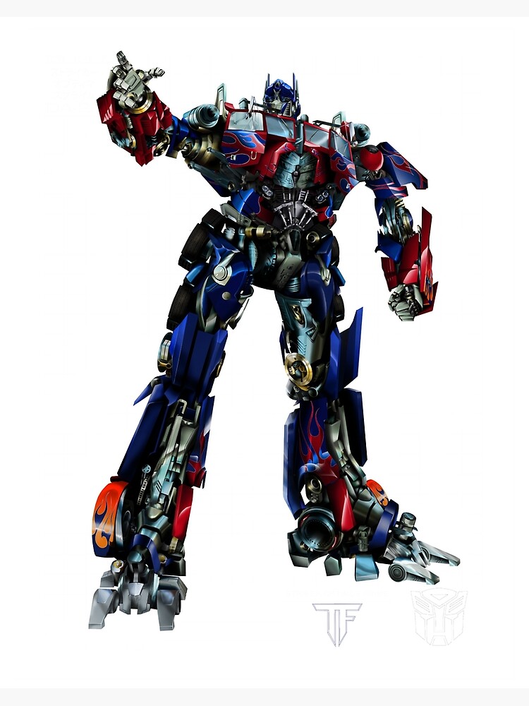 "Movie Optimus Prime Blueprint" Poster by Draconis130 | Redbubble