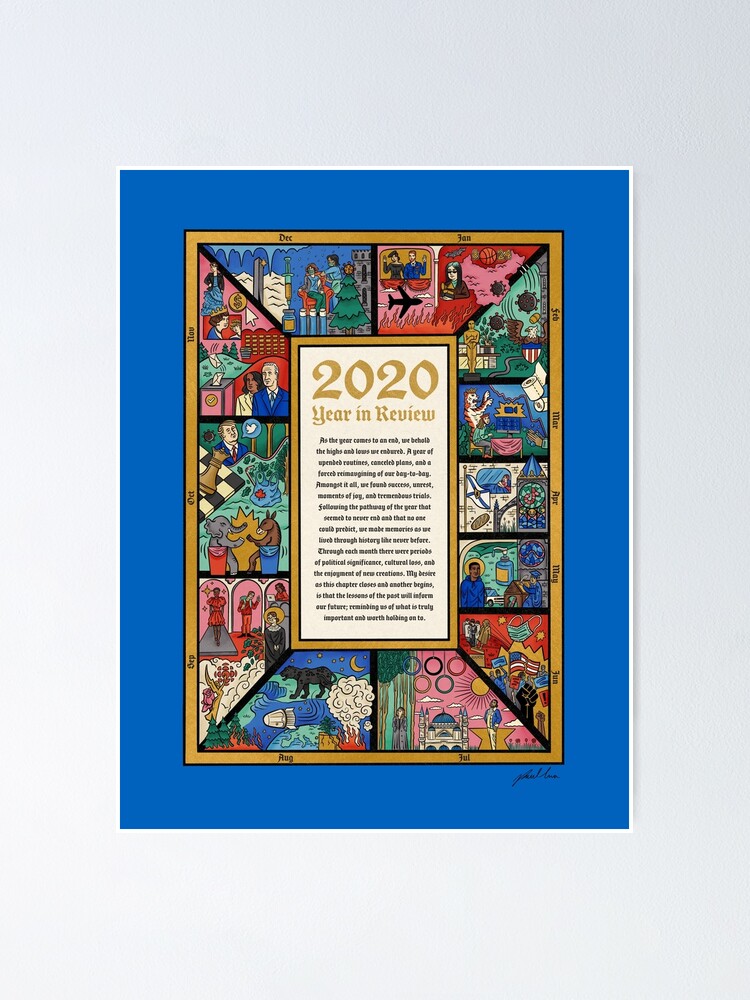 "2020 Year in Review" Poster for Sale by paultwa | Redbubble