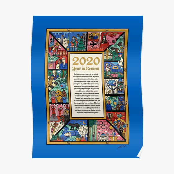 "2020 Year in Review" Poster for Sale by paultwa | Redbubble