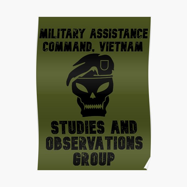 "MACV SOG Special Operations" Poster by Cataraga | Redbubble