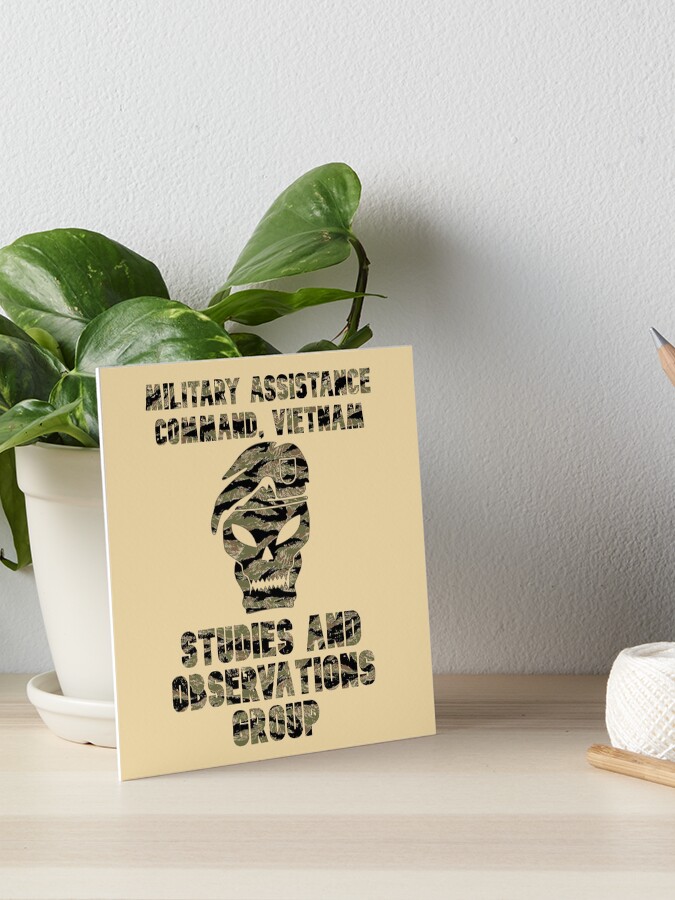 "MACV SOG CAMOUFLAGE TIGER STRIPES" Art Board Print by Cataraga | Redbubble