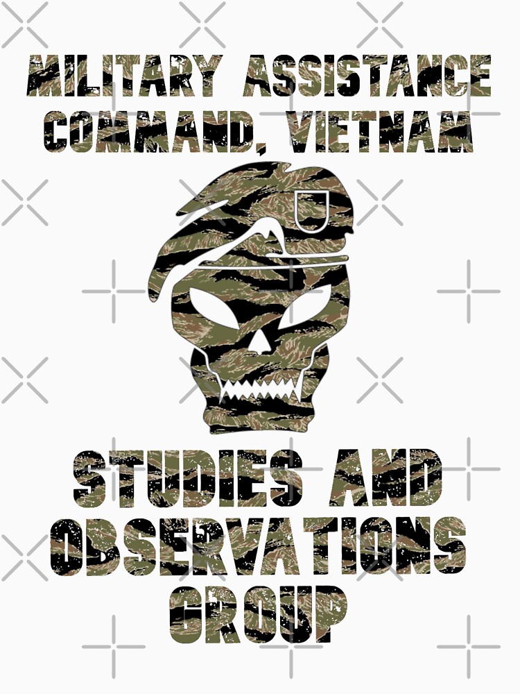 "MACV SOG CAMOUFLAGE TIGER STRIPES" T-shirt for Sale by Cataraga ...
