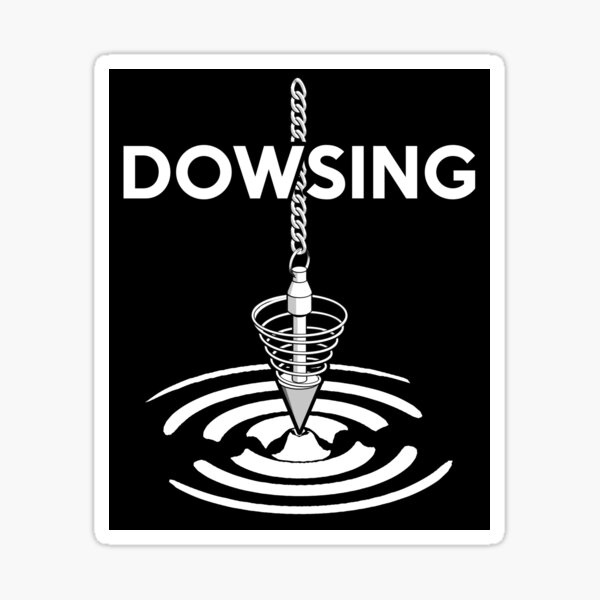 "Dowsing" Sticker by TMBTM | Redbubble