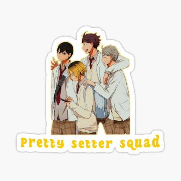 Pretty Setter Squad Stickers | Redbubble