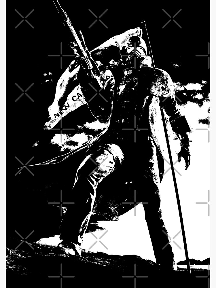 "NCR Ranger flag high quality black and white" Photographic Print by ...