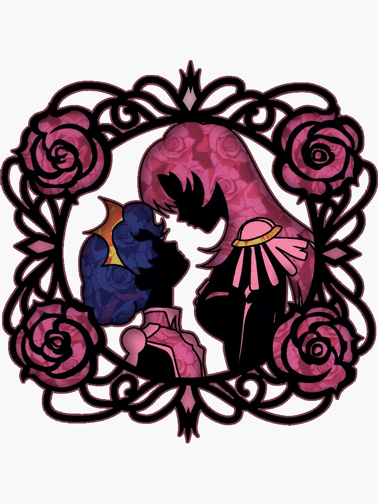"Utena x Anthy" Sticker by JoanaShino | Redbubble
