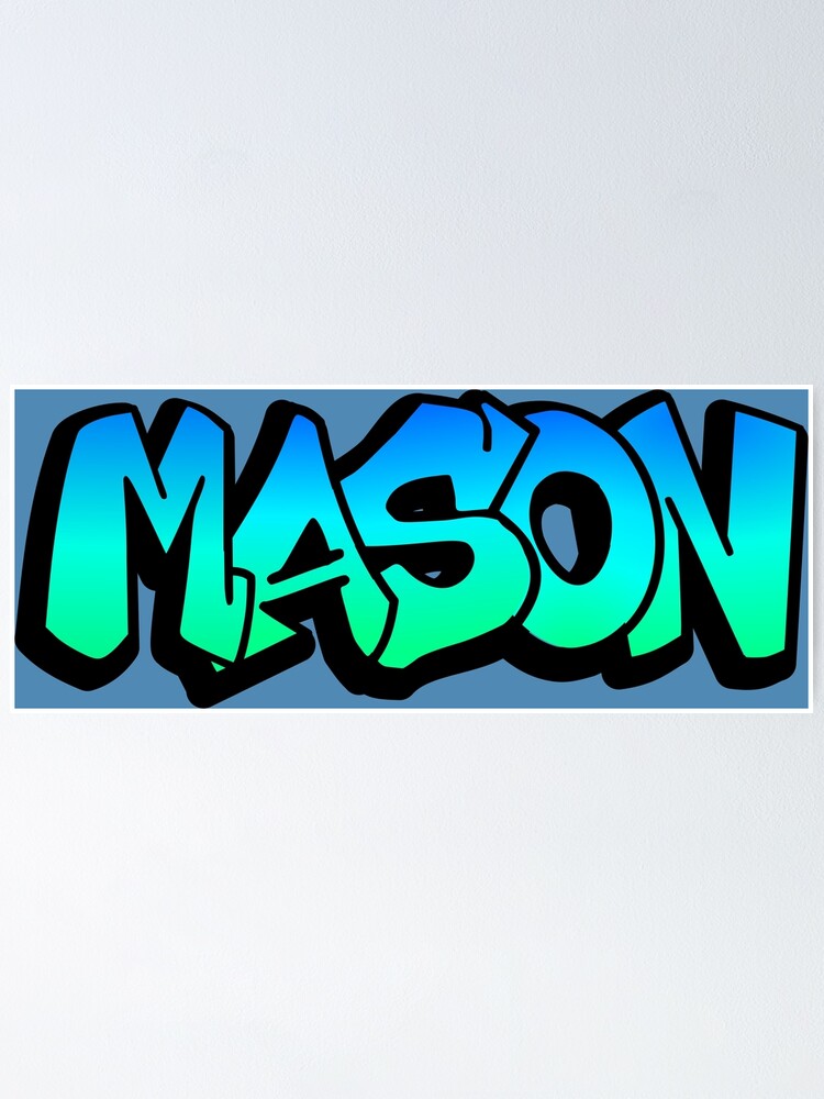 "Mason" Poster for Sale by CuteCupcakes | Redbubble