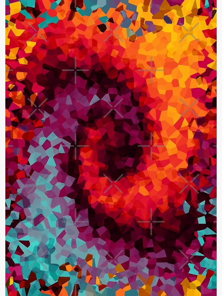 "Intertwine Fire Water Balance Abstract Vortex" Art Print for Sale by ...