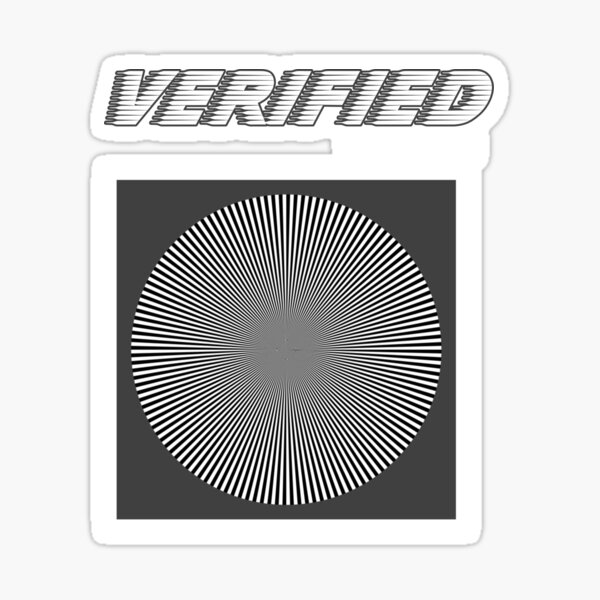 "Color Test Design/Classy Logo for Color Test Black/ White" Sticker for ...