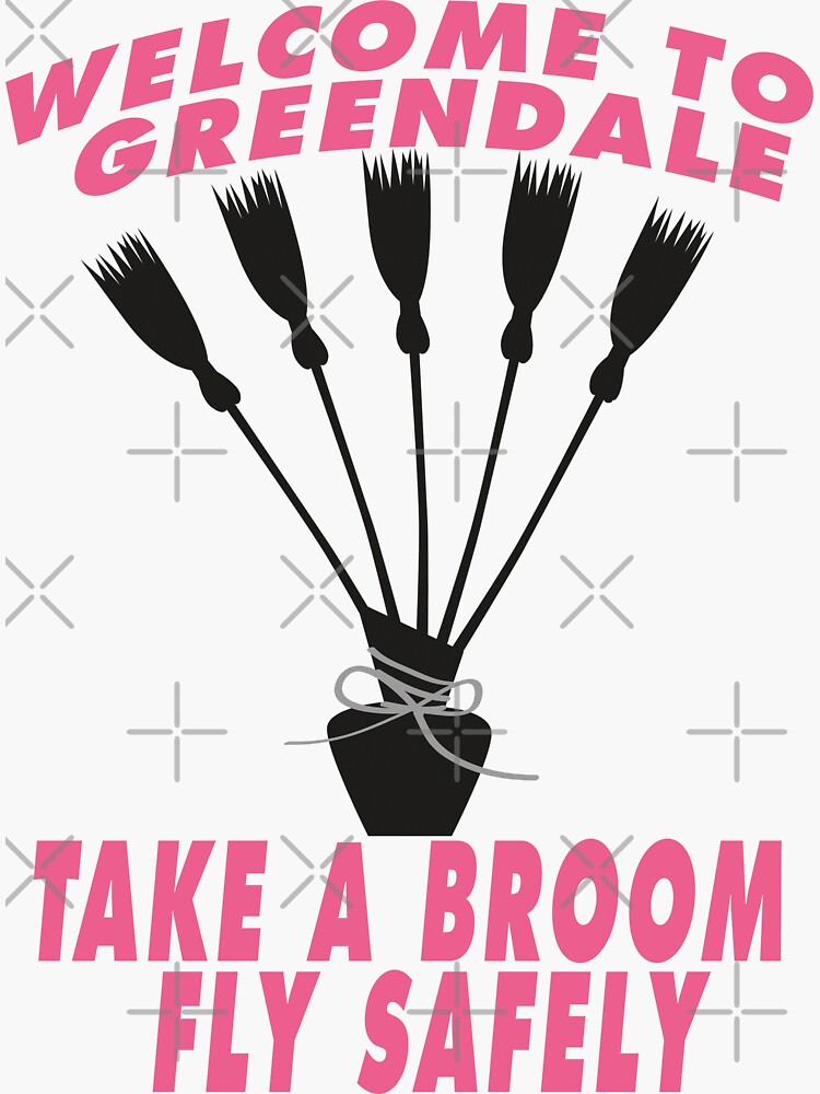 "Welcome To Greendale" Sticker for Sale by R0ME | Redbubble