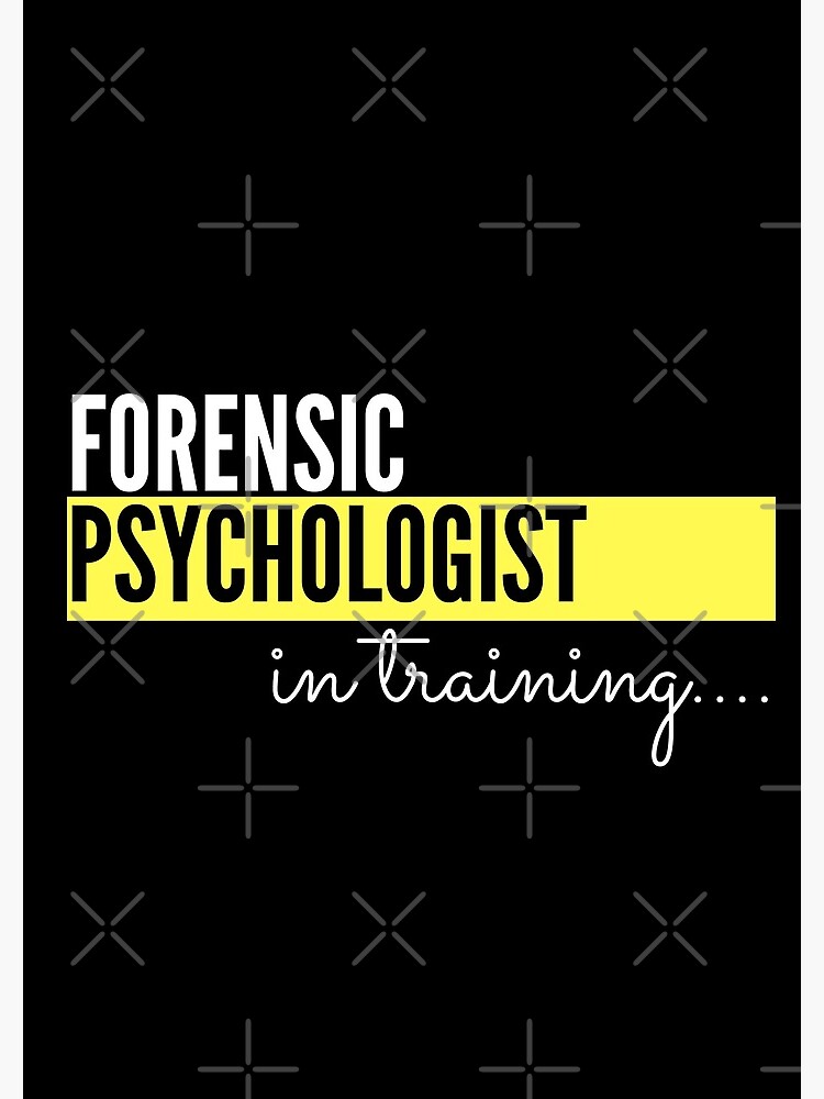 "Forensic Psychologist in training - Psychology Design" Spiral Notebook ...