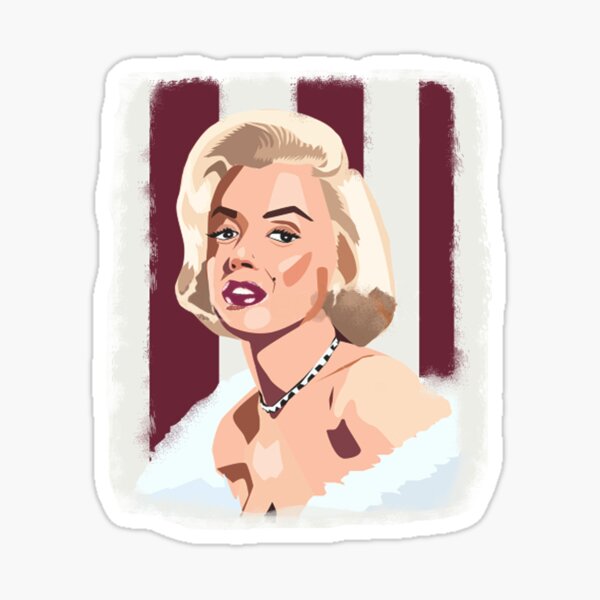 "Famous actress" Sticker by coralielamarre | Redbubble