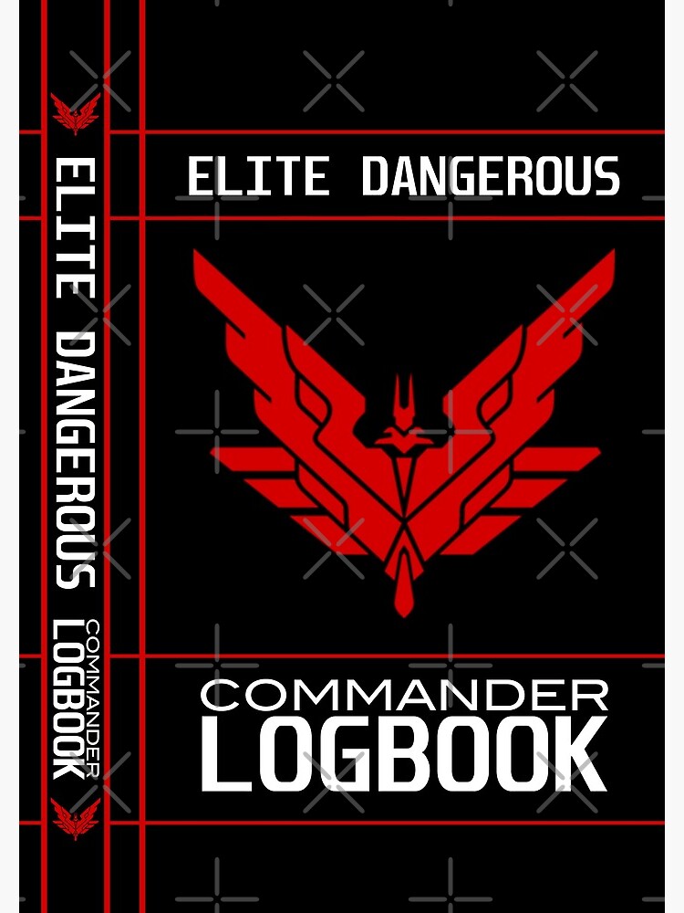 "Elite Dangerous: COMMANDER LOGBOOK" Spiralblock von BoneAppleTee ...