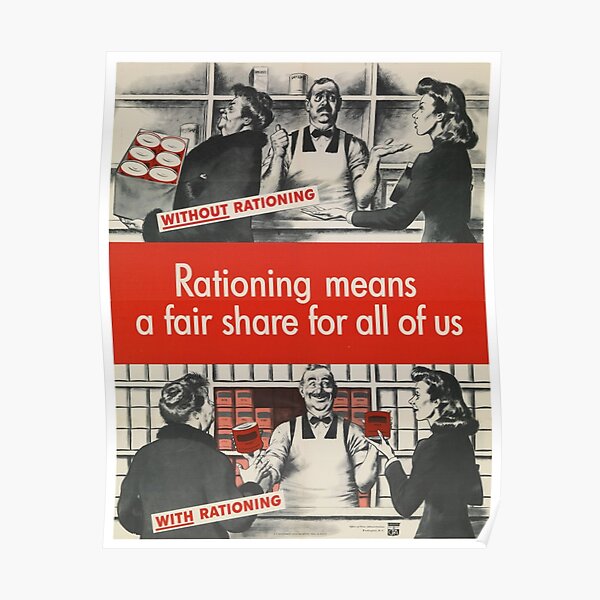 ""Rationing means a fair share for all of us" - Vintage ww2 propaganda ...