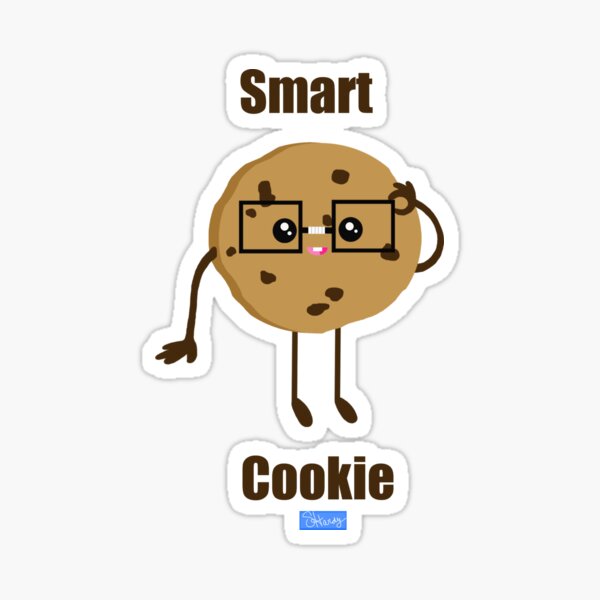 "Smart Cookie" Sticker for Sale by PenguinFreakSH3 | Redbubble