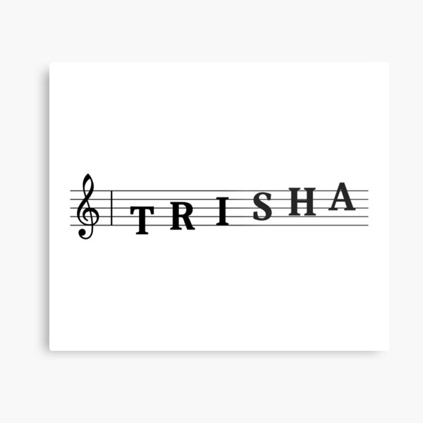 Trisha Name Wall Art | Redbubble