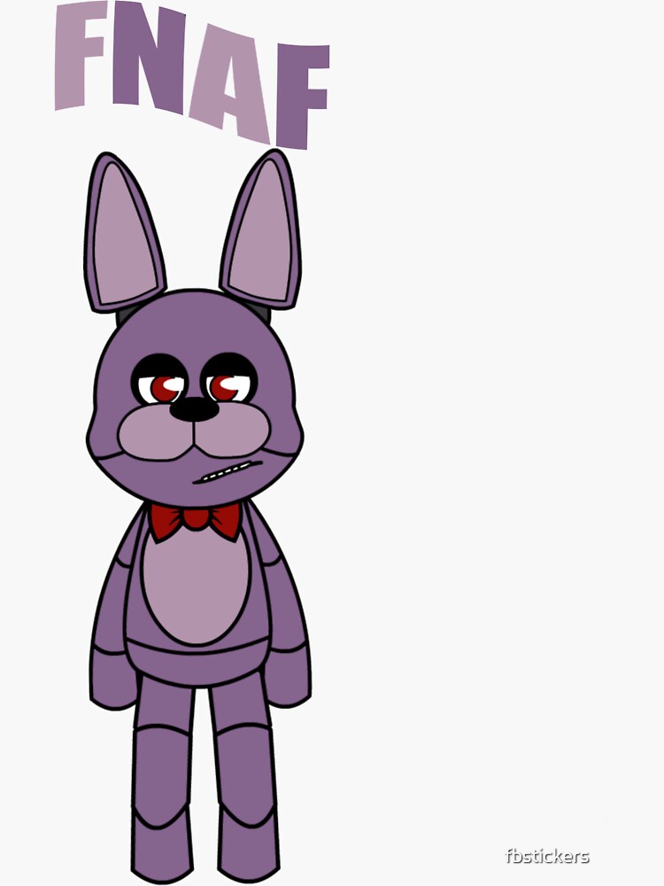 "FNAF cartoon" Sticker for Sale by fbstickers | Redbubble