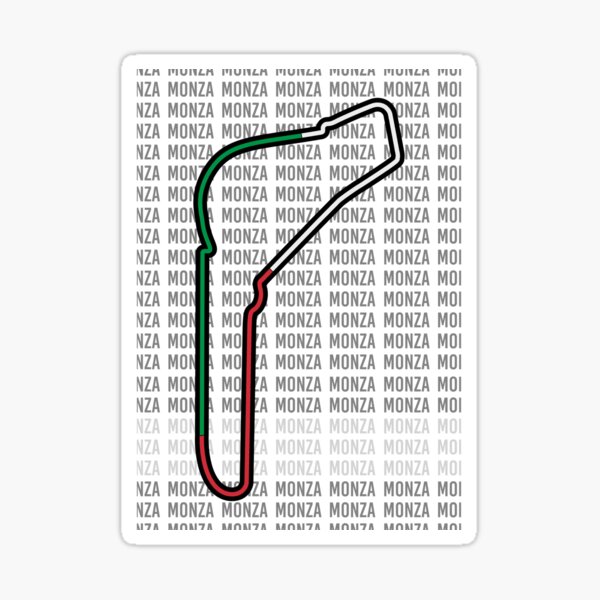 "Monza - F1 Track" Sticker for Sale by GreazyL | Redbubble