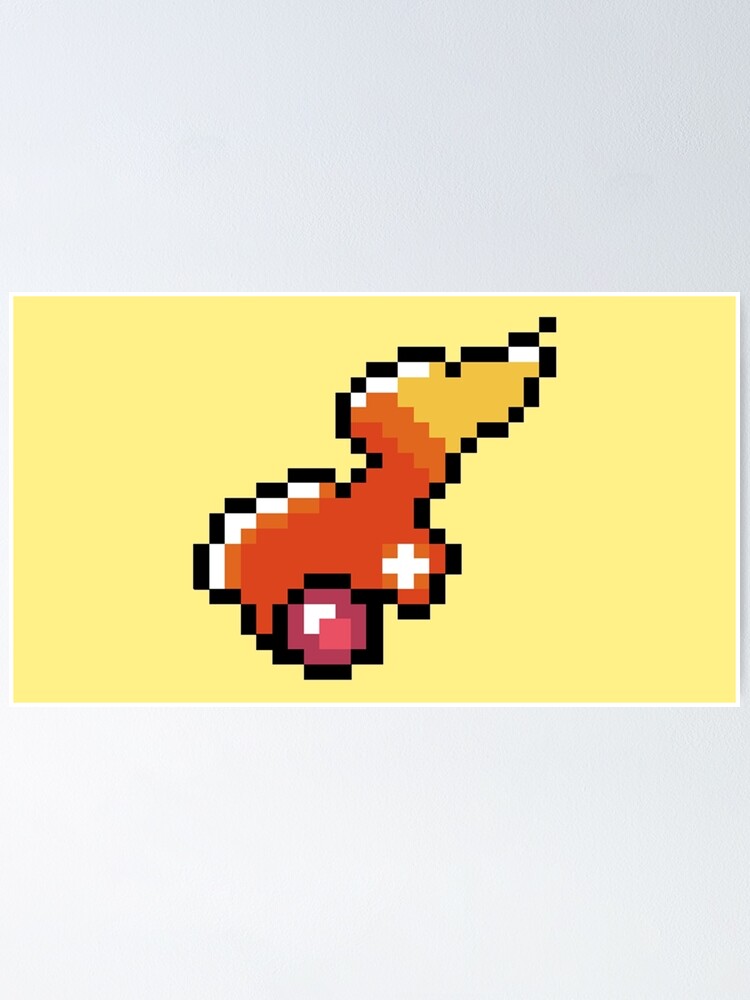 Póster «Insignias de Pokemon Hoenn: Pixel Art Heat Badge» de bearbot ...