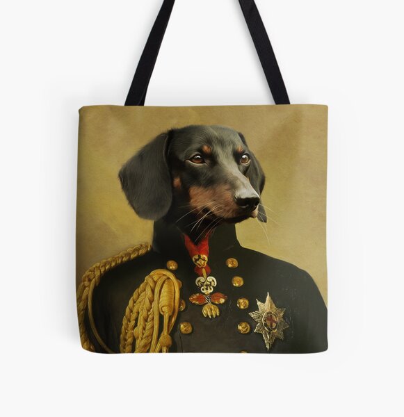 Bolsa de tela «retratos de perros reales perro salchicha, retrato de ...