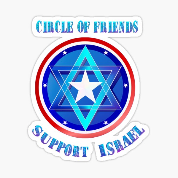 "Support Israel" Sticker for Sale by Lotacats | Redbubble