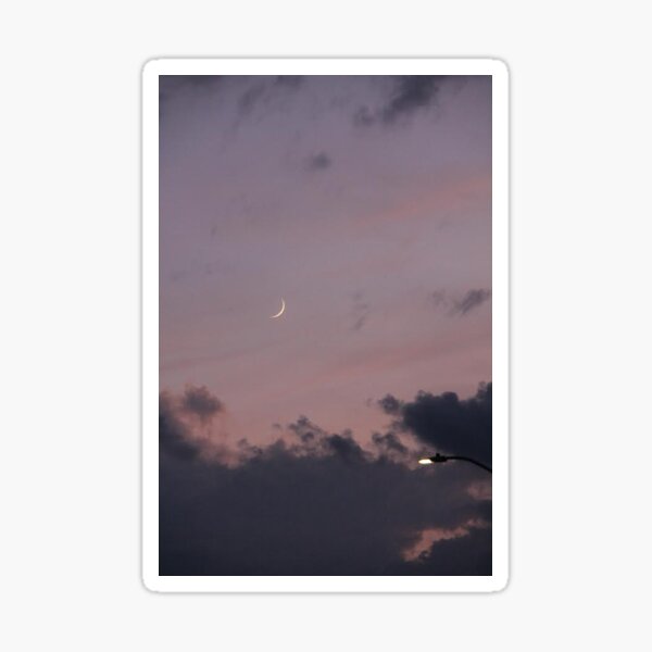 "aesthetic moon" Sticker by sadiefarrer | Redbubble