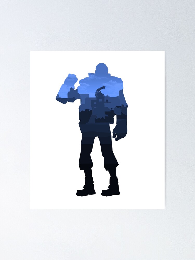 "Team Fortress 2 Blue Demoman" Poster by AstriumArt | Redbubble