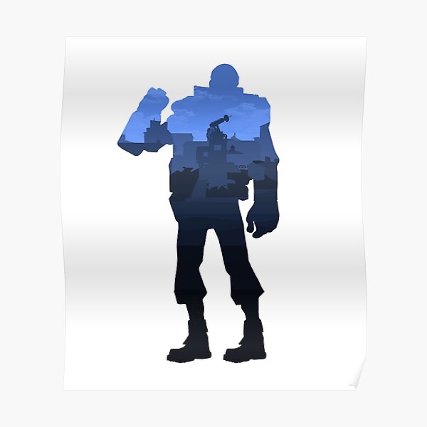 "Team Fortress 2 Blue Demoman" Poster by AstriumArt | Redbubble