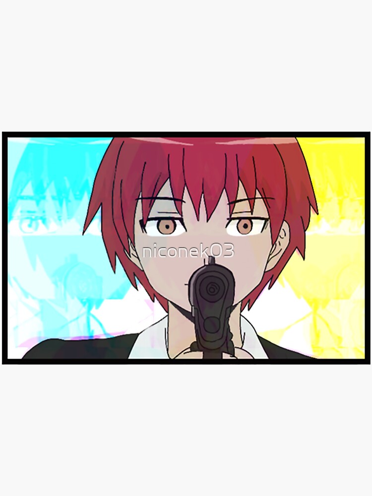 "Karma Akabane v1" Sticker for Sale by niconek03 | Redbubble