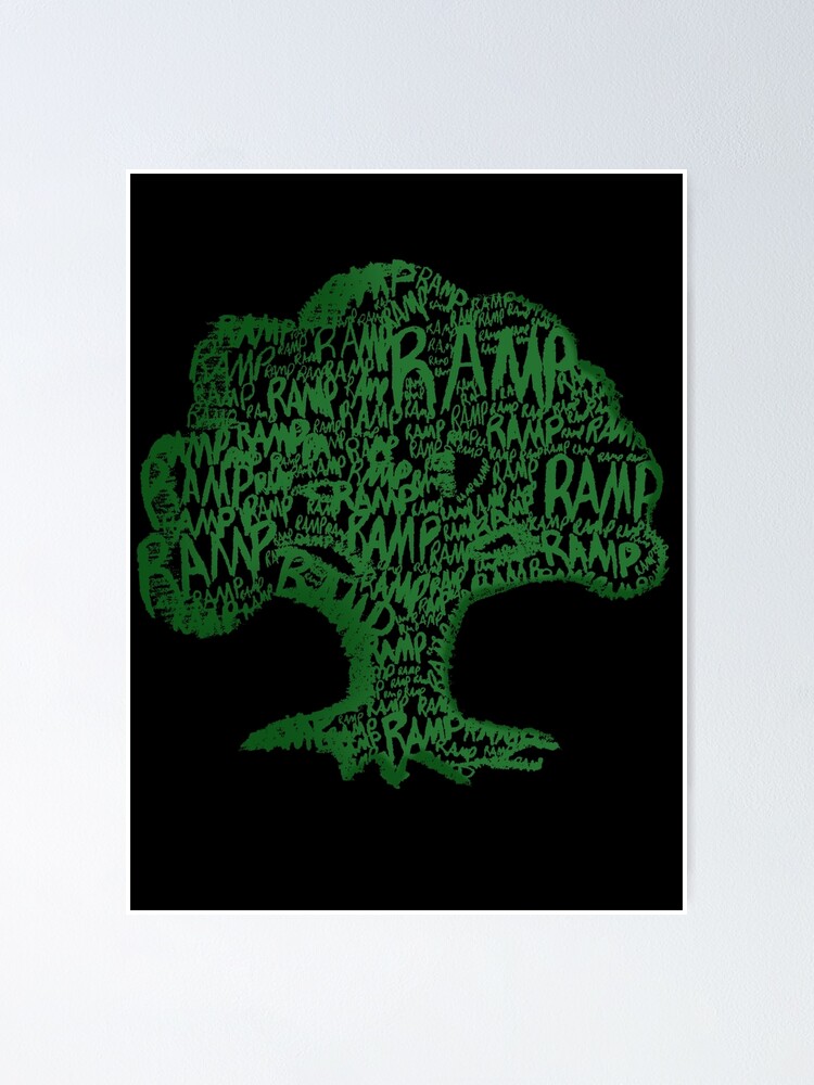 "MTG Green Mana | Magic the Gathering Ramp Sticker" Poster for Sale by ...