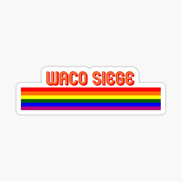 "Waco Siege" Sticker for Sale by heldesign | Redbubble