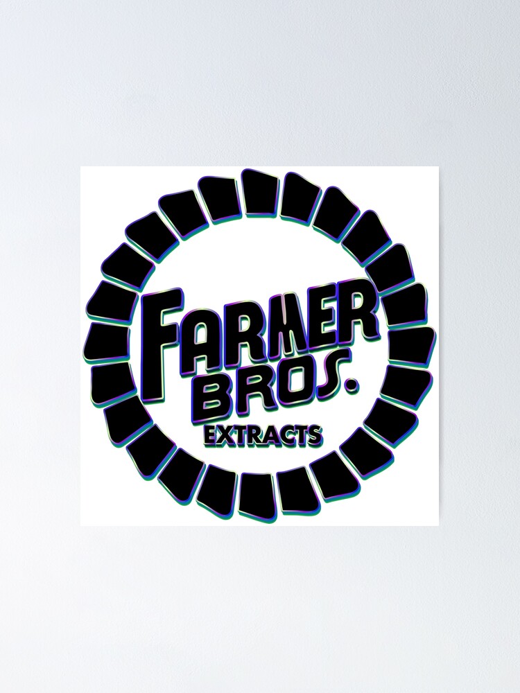 "FARMER BROS" Poster for Sale by Aesthetic909 | Redbubble