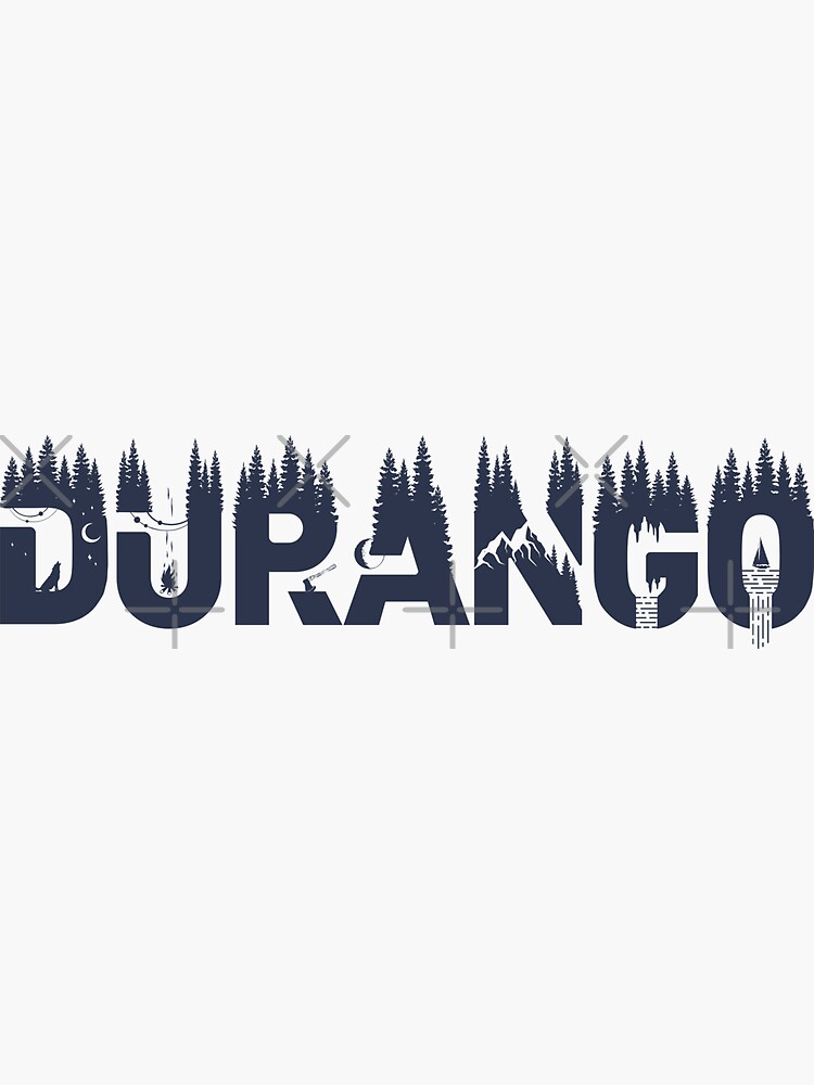 "Durango, Colorado" Sticker for Sale by InvestingRoad | Redbubble